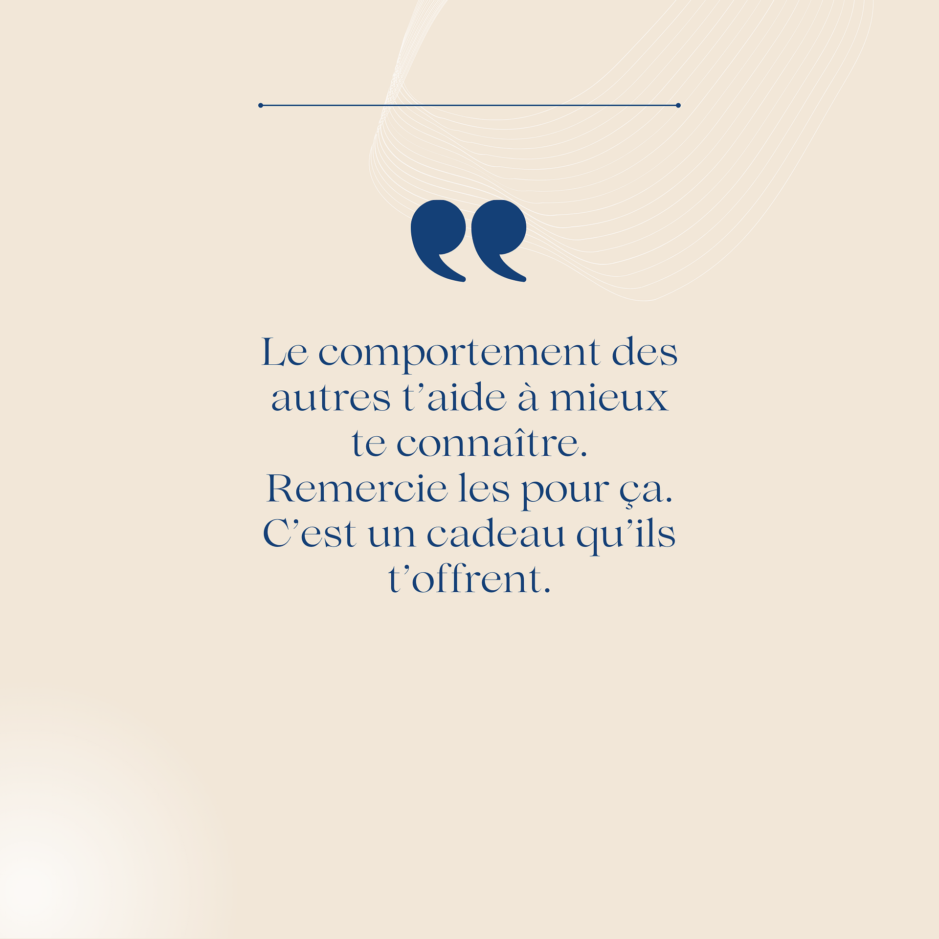 Le comportement des autres